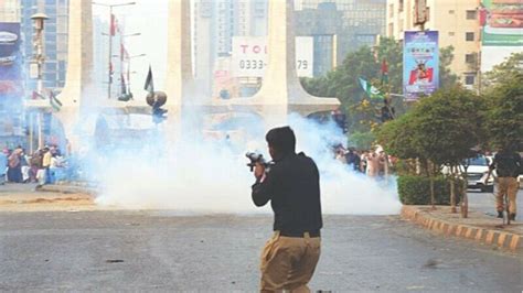 Pti Leaders Workers Booked Under Terror Charges For Alleged Vandalism