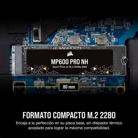 Corsair MP600 PRO NH 8TB SSD PCIe Gen4 X4 NVMe M 2 TLC NAND