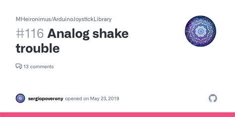 analog shake trouble · issue 116 · mheironimus arduinojoysticklibrary
