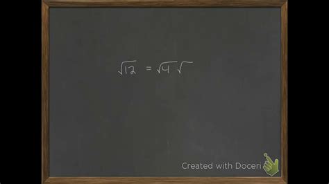 Multiplying Radical Expressions Youtube