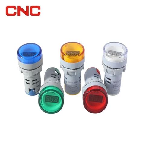 Yellow Blue Digital Display Auto Red LED For Machine Frequency Indicator Light Digital