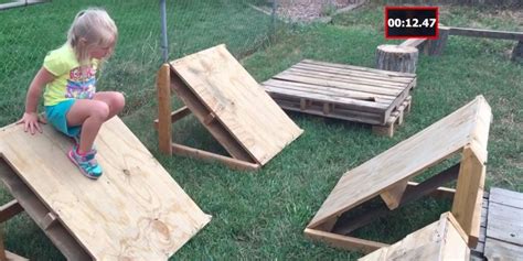 Dad Builds American Ninja Warrior Course For 5 Year Old Daughter