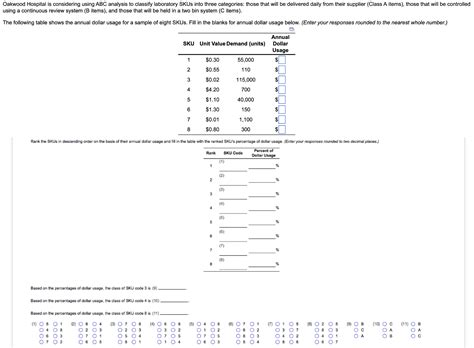 solved sing a continuous review system b items and those