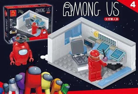 Конструктор Among Us Амонг Ас набор, 12 фигурок, 550 дет., 111 купить в ...