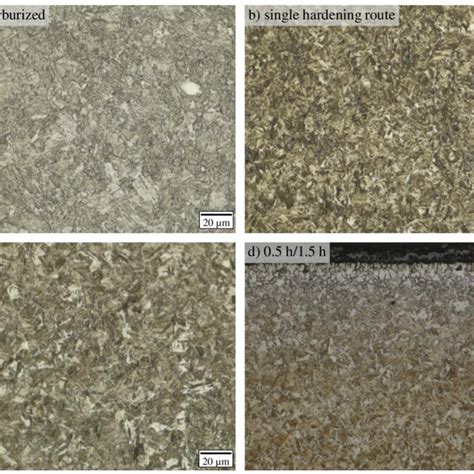 Hardness Distribution Across The Sheet Thickness For Non Carburized And Download Scientific