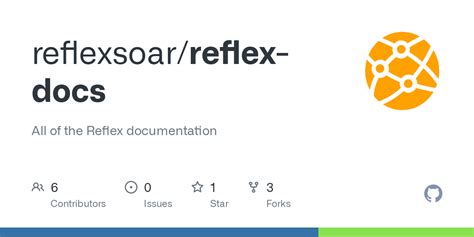 Github Reflexsoar Reflex Docs All Of The Reflex Documentation