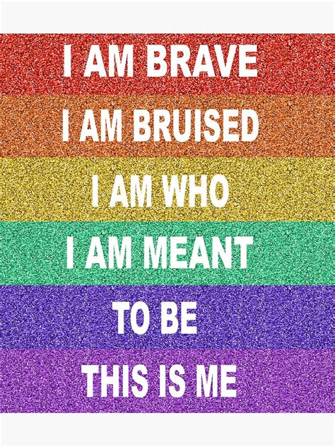 Lgbt Unicorn Born This Way Background Glitter Sticker For Sale By Paulabaur Redbubble