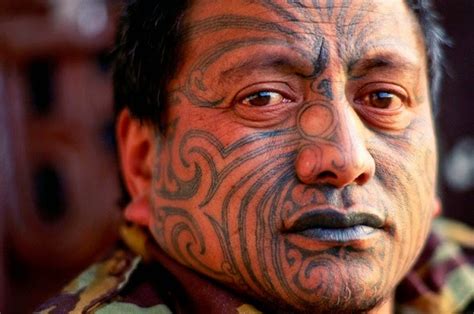 Group Maori Tattoo Ta Moko