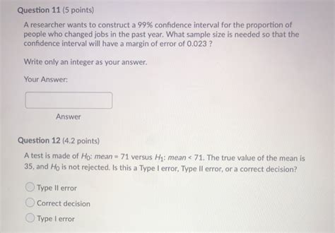 Solved Question 11 5 Points A Researcher Wants To