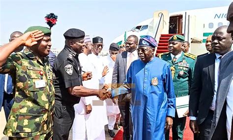 President Tinubu Returns To Abuja