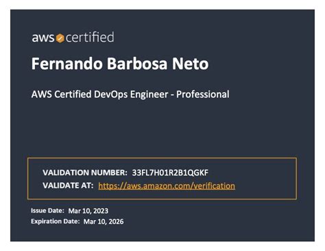 fernando barbosa neto on linkedin aws devops awscertified