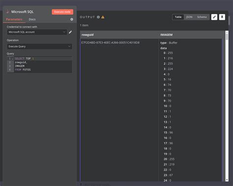 In Microsoft Sql I Have A Column Of Type Image And I Am Unable To View This Column With The
