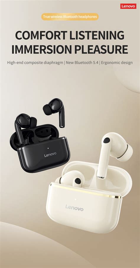 Lenovo EA230 หฟงบลทธ TWS Bluetooth 5 4 ANC ลดเสยงรบกวน HiFi Sound HD Call ทนทาน หฟงไรสาย