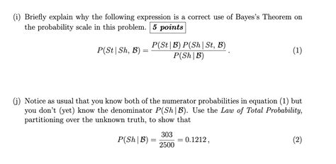 Solved I Briefly Explain Why The Following Expression Is A Chegg Com