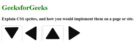 What Is Css Sprites And How To Implement Them On A Page Geeksforgeeks