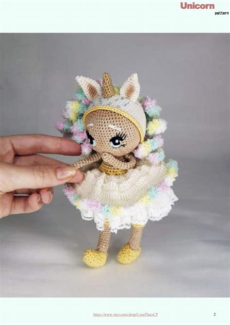 Unicorn Doll Crochet Pattern