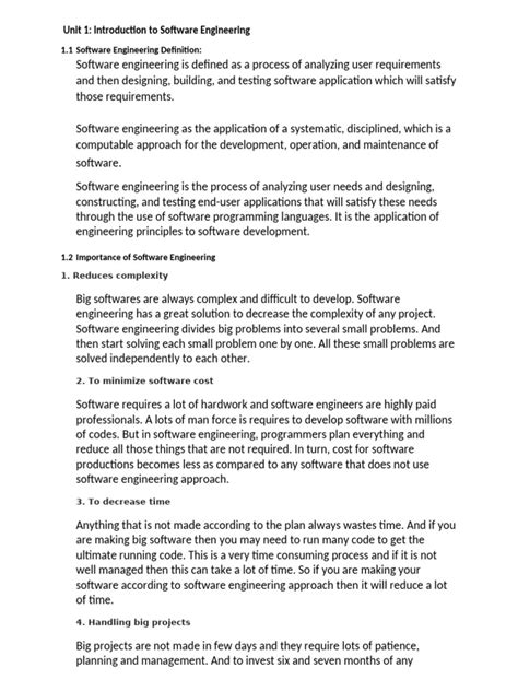 software engineering pdf