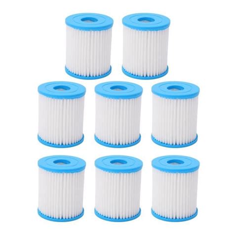 Zerone Cartouche Filtrante De Piscine De Pompe 8 Pièces Cartouche De