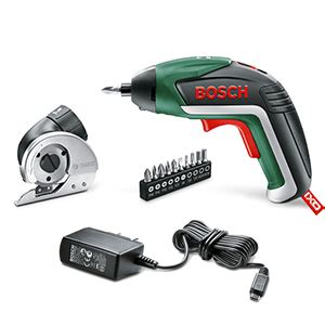 Bosch IXO V Cordless Screwdriver Kit With Bosch IXO Cutting Adapter And