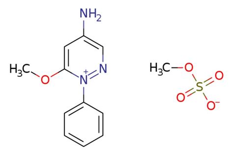 EMolecules 4 Amino 6 Methoxy 1 Phenylpyridazin 1 Ium Methyl Sulfate