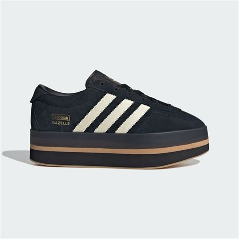 Adidas Gazelle Stack Core Black Cream White JS0239 SPORTSHOWROOM