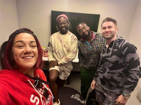 WWE Superstar Bayley Share Photo With Injured Big E Kofi Kingston