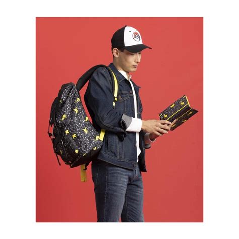 Pikachu And Mimikyu Allover Pokémon Fundamentals Fold Over Backpack