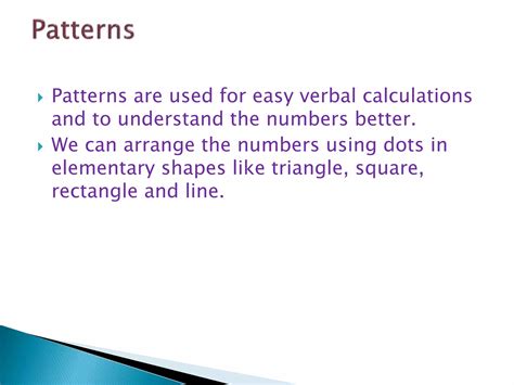 Patterns Grade 6 Pptx