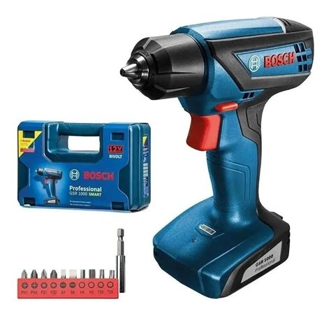Taladro Atornillador Inalámbrico BOSCH 12 V SMART GSR 1000