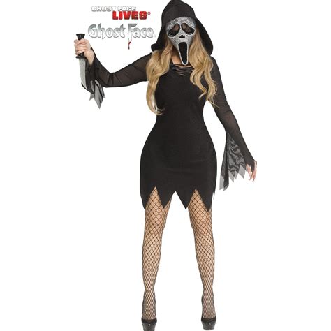 Scream Deluxe Bling Ghost Face Costume For Adults Party Expert