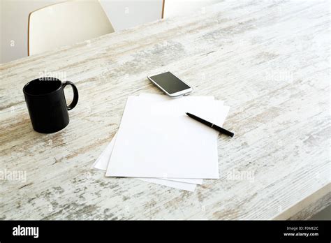 Brainstorming And Taking Notes At The Table Stock Photo Alamy
