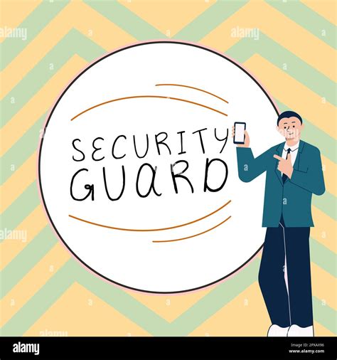 Text Showing Inspiration Security Guard Concept Meaning Tools Used To