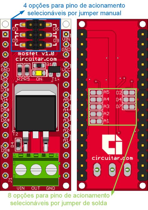 Mosfet Acionamento Dc De Estado Sólido Shields Compatíveis Com