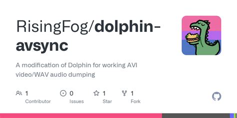 Github Risingfog Dolphin Avsync A Modification Of Dolphin For Working Avi Video Wav Audio Dumping