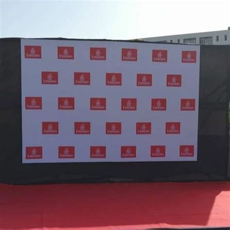Acrylic Event Backdrop Hoarding At ₹ 35 Square Feet In Mumbai Id