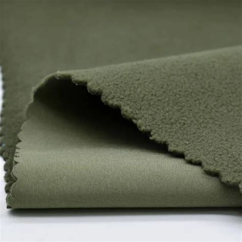 Water Repellent Softshell Bonded Tela Polar Fleece Laminated Fabric For