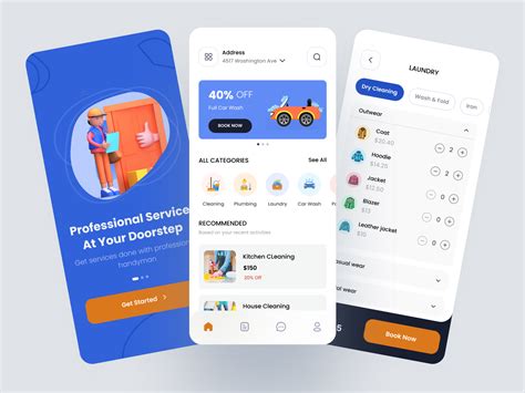 Service App Social App Design App Design Inspiration Car Service App