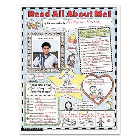 Mua Instant Personal Poster Sets Read All About Me Big Write And Read