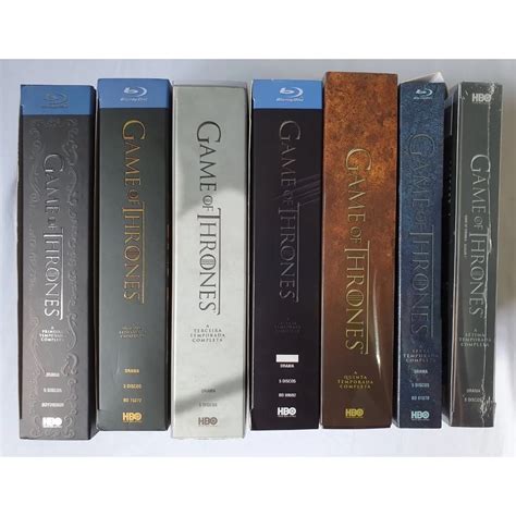 Blu Ray Digipack Game Of Thrones Da 1ª à 7ª Temporada Todos Episódios