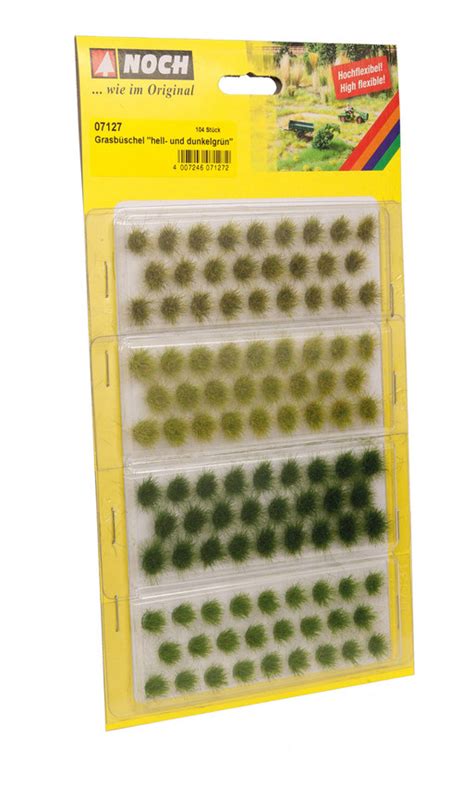 Grass Tufts Light And Dark Green” E Trains