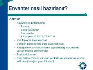 PPT Envanter nasıl hazırlanır PowerPoint Presentation free download ID 6241256