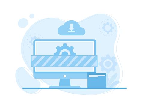 Problems With Cloud Devices Concept Flat Illustration 35275851 Vector