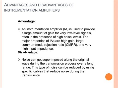 Application Of Instrumentation Amplifier Log Amplifier Antilograthimic