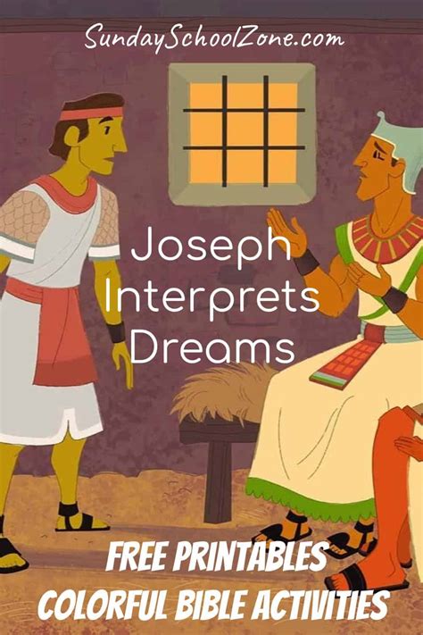 Joseph Interprets Dreams Coloring Pages 2025