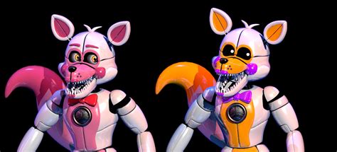 Funtime Foxy And Lolbit By Freddypizza13 On Deviantart