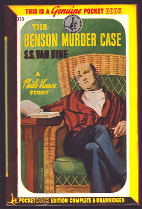 The Benson Murder Case By Van Dine S S Paperback 1945 First