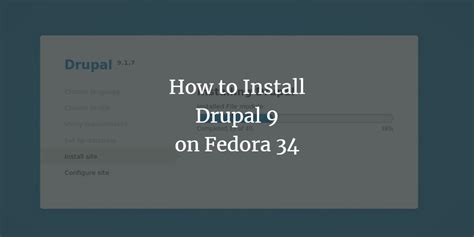 How To Install Drupal On Fedora