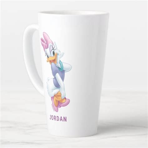 Daisy Duck Flirting Latte Mug Zazzle