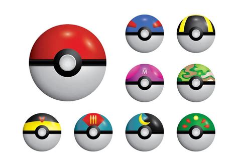 Pokémon Ball Vector Art Icons And Graphics For Free Download