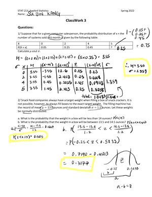 Chapter 8 Summary Intro Applied Stat Solutions To Chapter 8 Review Questions Answer The